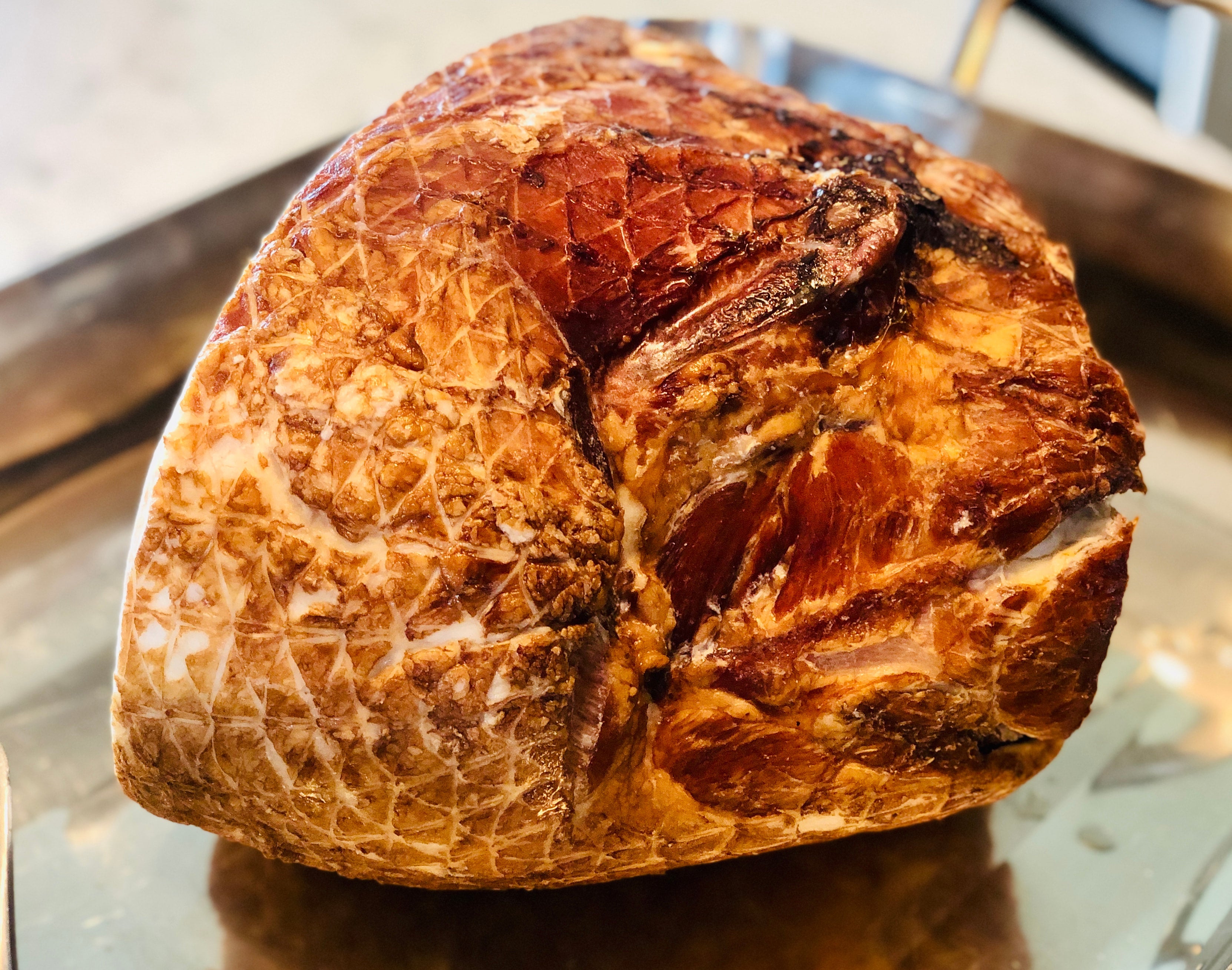 Naturally Cured Ham, Whole - 16-18 lbs ($20 deposit) | Tea Hills Farms